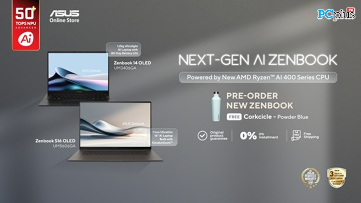 Preorder Next-Gen ASUS AI Zenbook Resmi Dibuka - PCplus Live