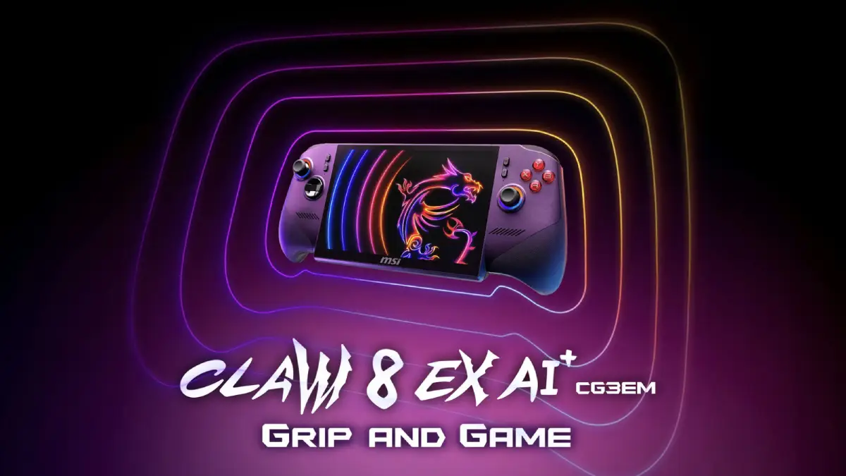 MSI Claw 8 EX AI+ Resmi Meluncur di COMPUTEX 2026 - PCplus Live